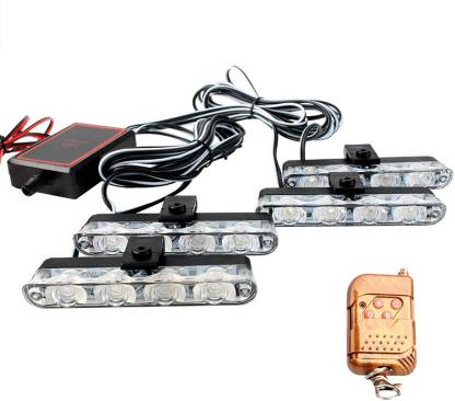 4-4-led remote control police light – World Car Accessories
